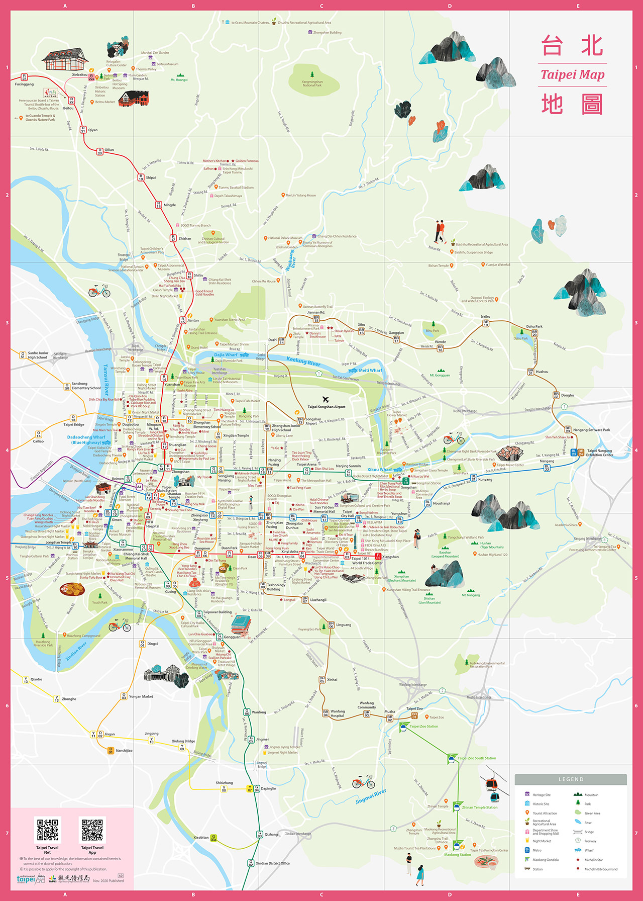 Taipei City Map Taipei City Map